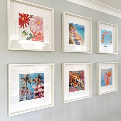 Flower Market Print Set of 100 Flower Gallery Wall Set, Trendy Floral ...