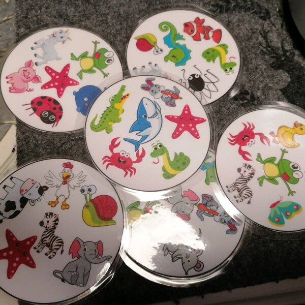 Dobble Game Kids & Memory Game Autumn Version - Etsy