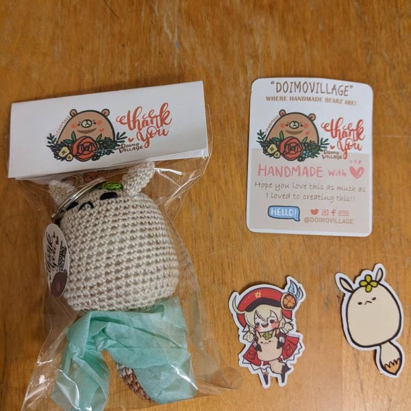 Amigurumi - GENSHIN Klee Dodoco Keyring *made2order* - Etsy