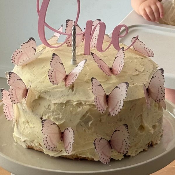 Personalised 3D Printed Cake Topper | One Cake Topper | First Birthday ...