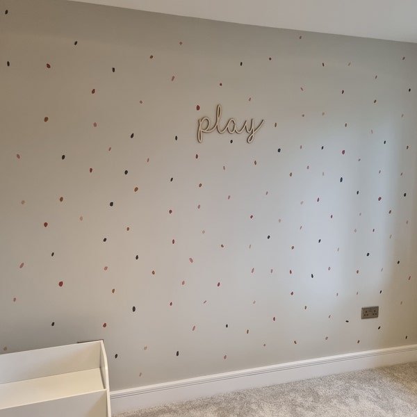 Dalmatian Dot Wall Decals | Boho Kids Room Decor - Etsy