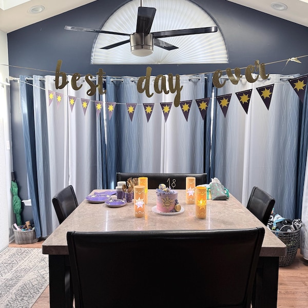 Tangled Flag Banner - Custom Cut - Customizable Sizes and Colors - Etsy