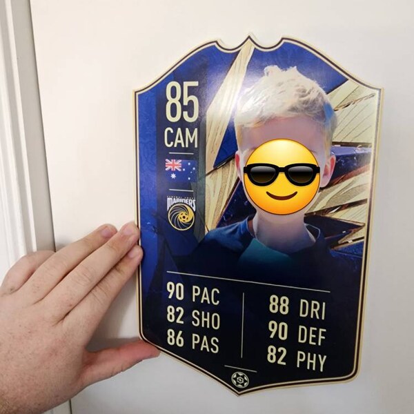 Personalized FIFA Ultimate Team FUT Card Football Soccer Fan Customized ...