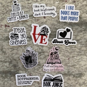Bookish Mini Sticker Surprise Pack - Etsy