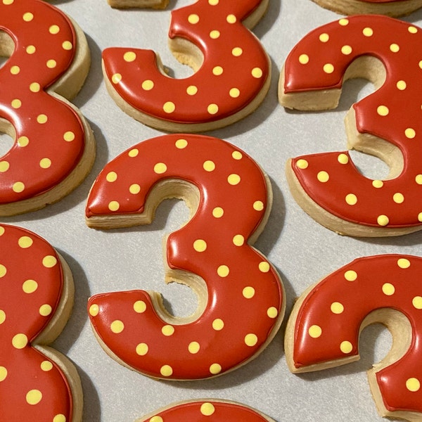 Number 3 Cookie Cutter - Etsy