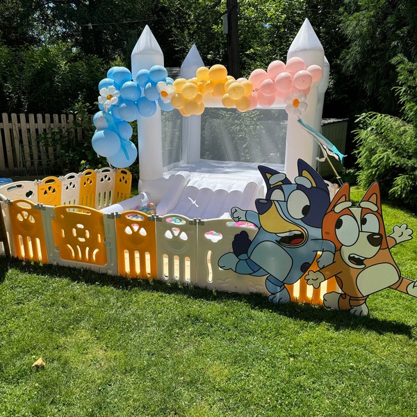 Large Bluey Props, Birthday Party Cutouts, Professionally Printed on ...