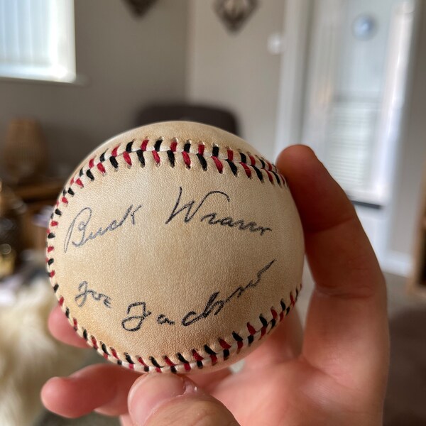 The Sandlot Babe Ruth Autographed 1930's Baseball. Licensed Replica ...