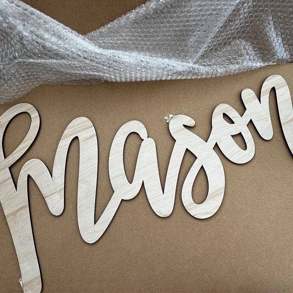Personalized Name Sign, Custom Name Sign, Wooden Sign, Laser Cut Name ...