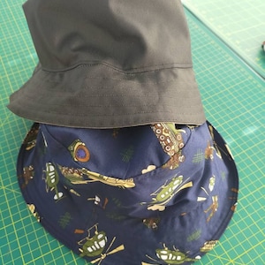 Reversible Bucket Hat PDF Pattern With Video Tutorial Bucket Hat Sewing ...