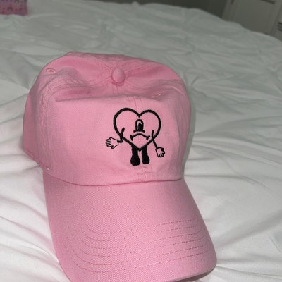 Embroidered Sad Heart Cap - Etsy