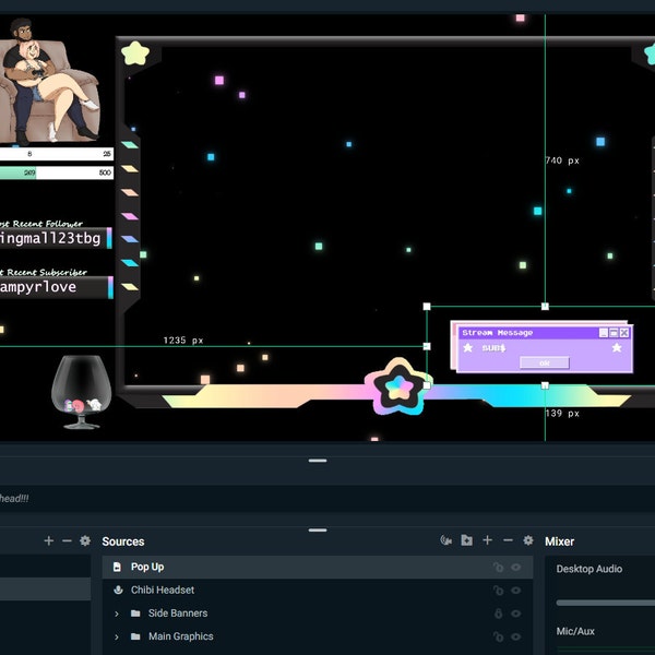 Animated Cute Pixel Gift Stream Alert - Etsy