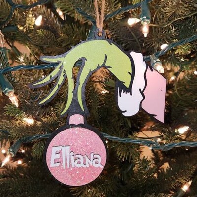 18 X 6 Believe Box Frame, Grinch Sign, Glitter Grinch, Grinch Decor ...