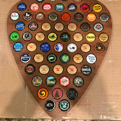 Guitar Pick Collection Display Custom Laser Cut Wall Hanging, Great ...
