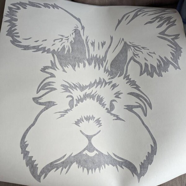 Rabbit SVG, Bunny Svg, Angora Rabbit Breed, Hare, Cute Animal, Face ...