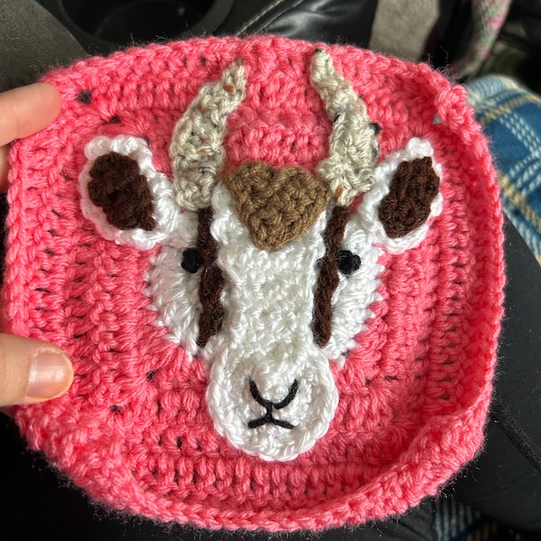 Rabbit Granny Square Crochet Pattern - Etsy