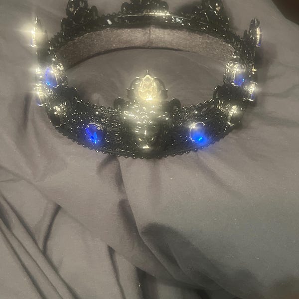 Couple Crowns King Crown for Men, Queen Crown, Man's Crown, Royal Blue ...