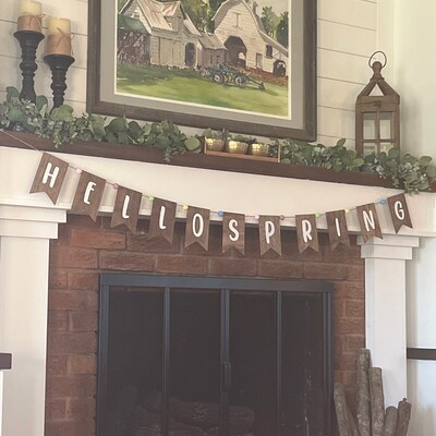 Greenery Baby Shower Banner Custom Greenery Banner - Etsy