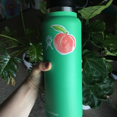 Georgia Peach Sticker Fruit Vinyl Stickers Waterproof Sticker Water ...