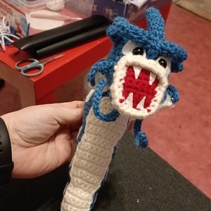 Gyarados pokemon Amigurumi Crochet Pattern - Etsy