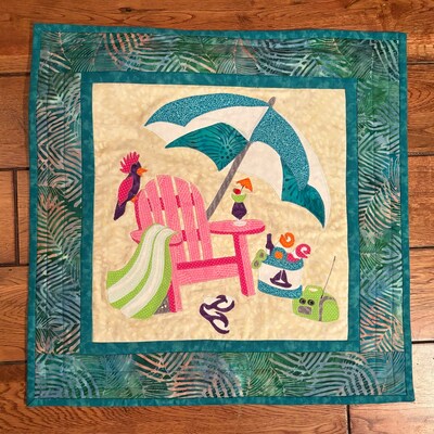 Tulip Mug Rug Kit, the Whole Country Caboodle, BX176, Leanne Anderson ...