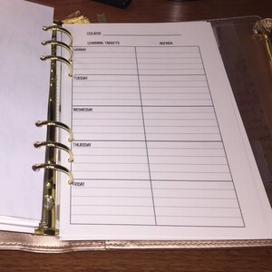 PRINTABLE Personal Size Planner Basics Insert Pack Clean - Etsy