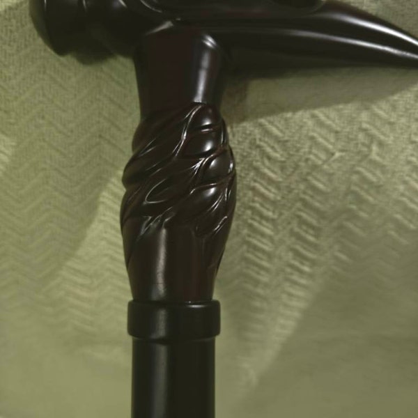 Crow Walking Cane, Raven Cane Walking Stick, Wooden Cane Handcarved ...