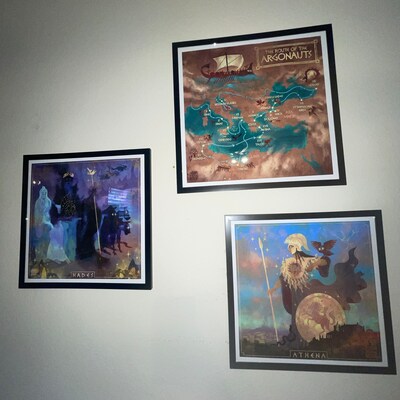 Amazon Queen Myrina Conquering Atlantis Lockett Studio Print Greek ...