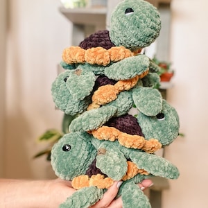 Petal the Sunflower Turtle Pattern Crochet PDF Download - Etsy