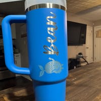 Personalized Birth Flower Stanley Cup With Name, Personalized Birth ...