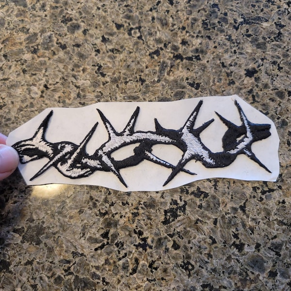 Reflective Spine Patch Embroidered Spine Iron-on Spine Patch With ...