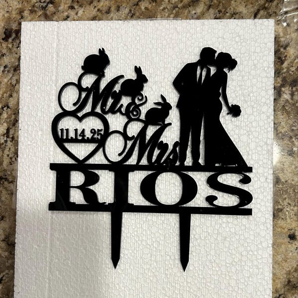 Tree Wedding Cake Topper, Couple and Tree Cake Topper,bride and Groom ...