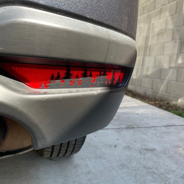 Treeline Vinyl Sticker Decal - Etsy