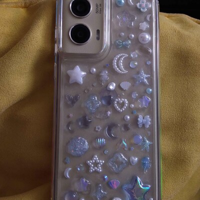 Y2k Star Phone Charm With Crystal Beads - Etsy