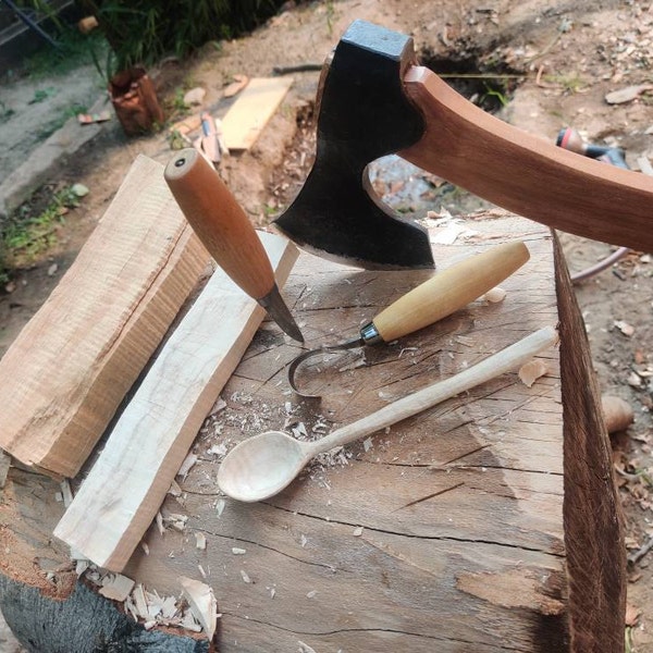 Kuksa Knife / TWCA / Hook Knife/ Two-handed Hook Knife / Two-handed ...