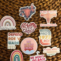 Women's Rights Sticker, Pro Choice Sticker Pack, Feminist Sticker ...