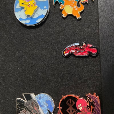 Bulbasaur Gengar Charmander Hard Metal Enamel Pin Badge - Etsy