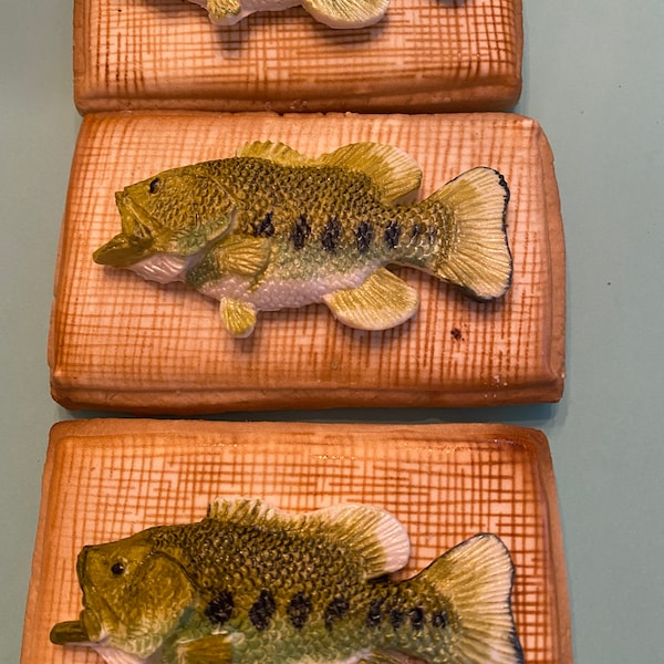 Fish Silicone Mold Fresh Water Bass Mould Resin Polymer Clay Chocolate ...