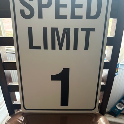 Speed Limit Sign, Custom Speed Limit Sign, Custom Signs, 55 Speed Limit ...