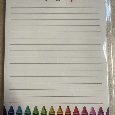 Teacher Personalized Notepad, Custom Teacher Notepad, Teacher ...