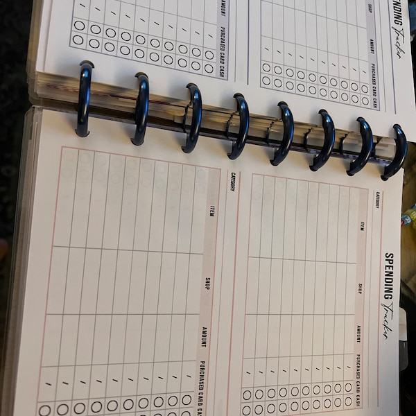 Vehicle Information Log, Printable Car Info Sheet, Minimalist Insert ...