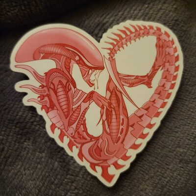 Xenomorph Sticker Alien Sticker - Etsy
