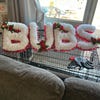 SNOWMAN or SANTA HEART Memorial Flower Wreath Funeral Xmas Tribute With ...