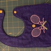 Tennis Racquets Rackets Crossed Machine Embroidery Design, 5 Sizes, PES ...