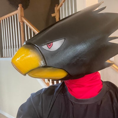 Tokoyami Cosplay Mask Moving Jaw Pattern/template - Etsy