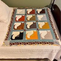 Open Book Patchwork Quilt Block Pattern - Etsy Canada