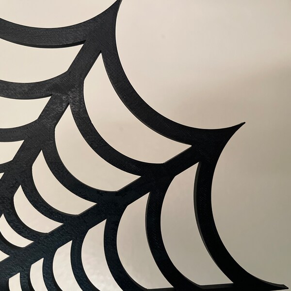 Corner Spider Web Wall Art | Halloween Wall Art | Spider Web Decor ...