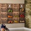 Fresh Produce Storage Wall Hang Wooden Decor - Etsy
