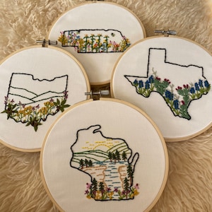 South Carolina State Embroidery Pattern Instant Digital | Etsy
