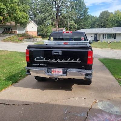 Fishfinders Side Scanning Vintage Chevrolet Script Tailgate Decal ...
