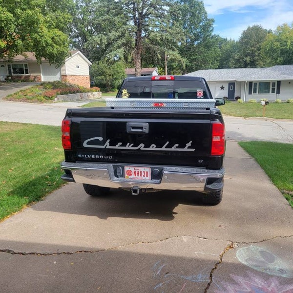 CHEVROLET "old Style Script Font" GM Tailgate Decal / Color Choices - Etsy